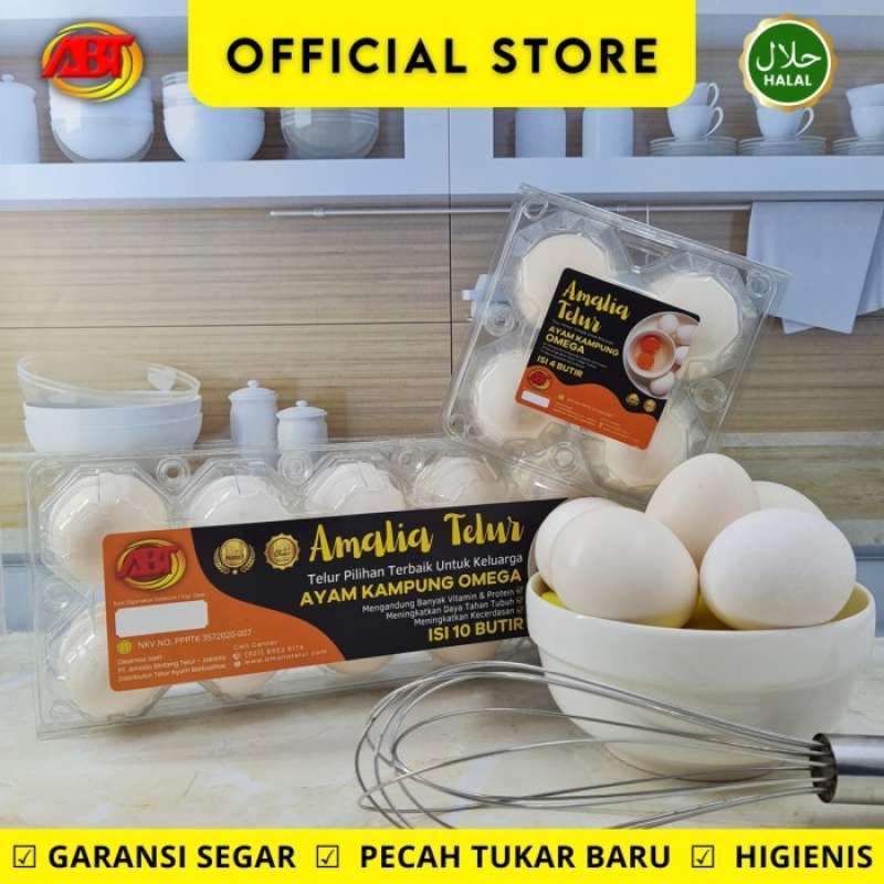 Jual TELUR AYAM KAMPUNG OMEGA Halal di Seller Amalia Bintang Telur ...