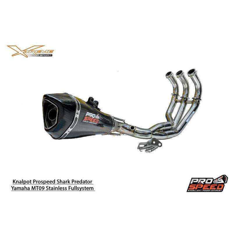 Jual Knalpot Prospeed Shark Predator Yamaha MT09 Stainless Fullsystem ...