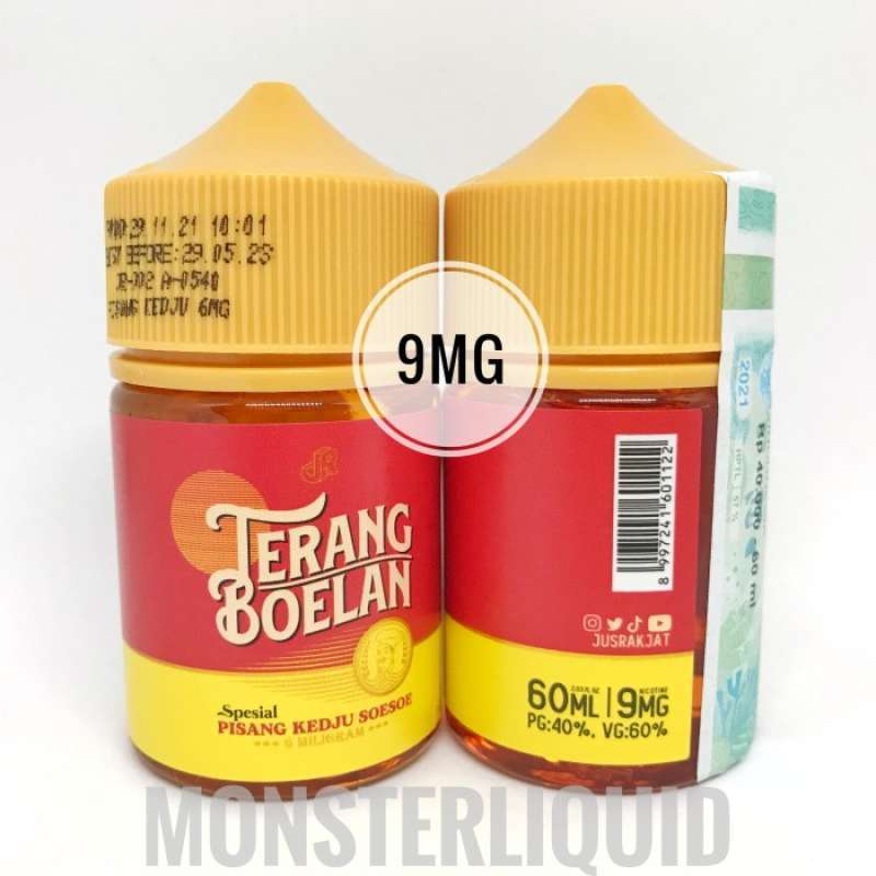 Jual Terang Boelan V2 Pisang Kedju Soesoe By Jusrakjat 9Mg 60Ml Liquid di Seller EDOGAWA STORE ...