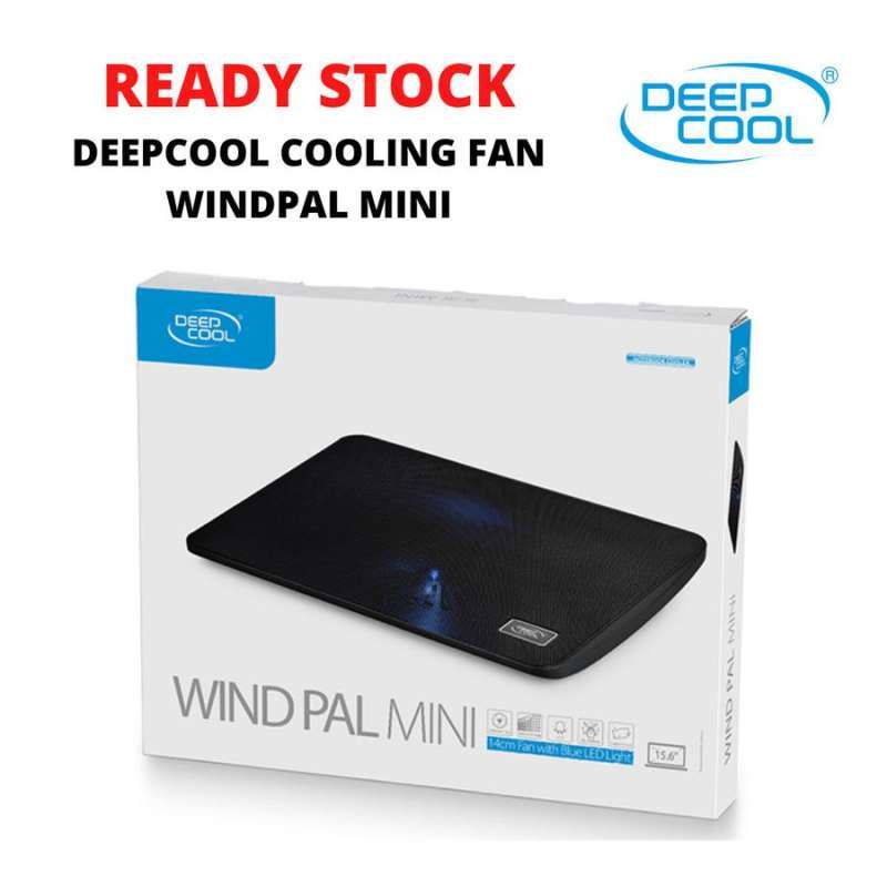Jual DEEPCOOL LAPTOP COOLER WIND PAL MINI 14CM LED FAN UPTO 15.6 INCH ...