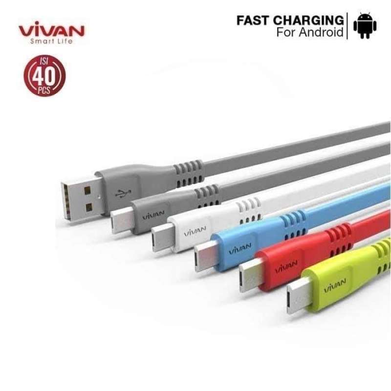 Jual Kabel Charger Gepeng Vivan Spesifikasi Original, Murah & Diskon ...