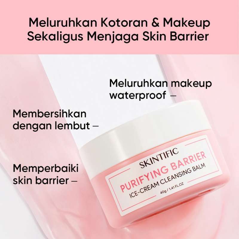 Promo [bpom Na] Skintific Purifying Barrier Ice Cream Cleansing Balm ...