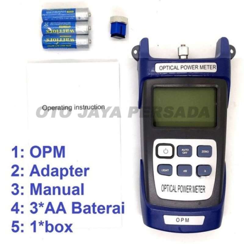 Jual Oto Optical Power Meter OPM Fiber Optic Optical Power Meter Cable ...