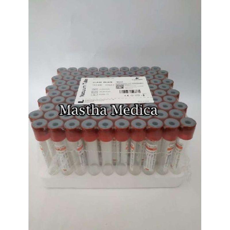 Jual Vaculab Plain Penampung Sampel Darah Vacutainer Glass Plain KJ- 10 ...