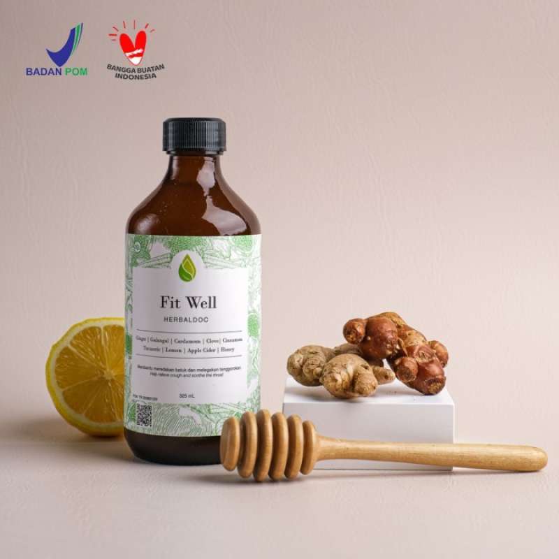 Promo Fit Well By Herbaldoc (Kencur Jahe Lemon Kunyit Kayu Manis Dll ...