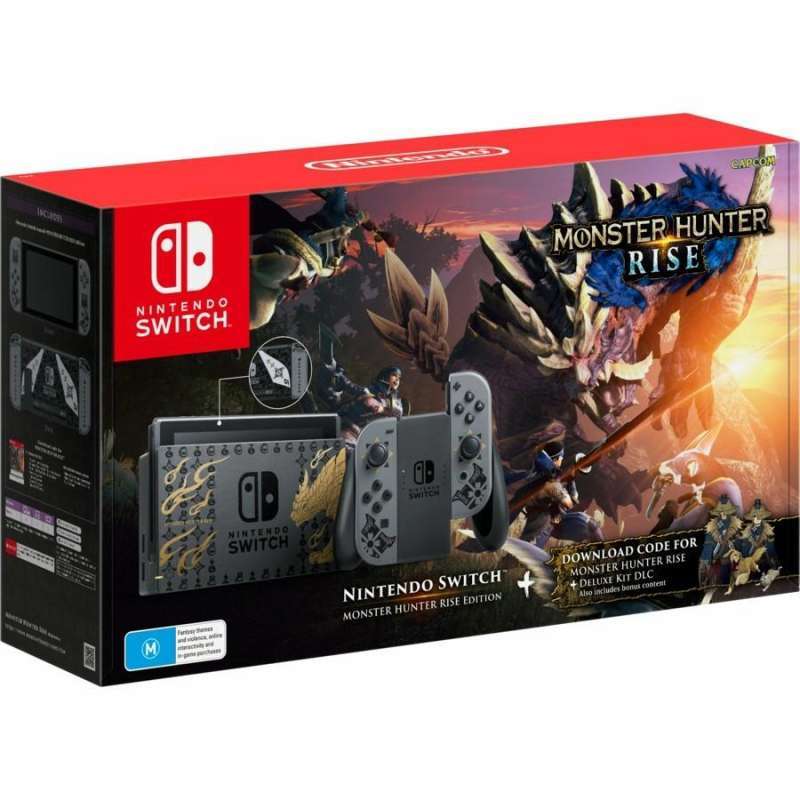 Jual Nintendo Switch Monster Hunter Rise Console di Seller GAMES 99 ...