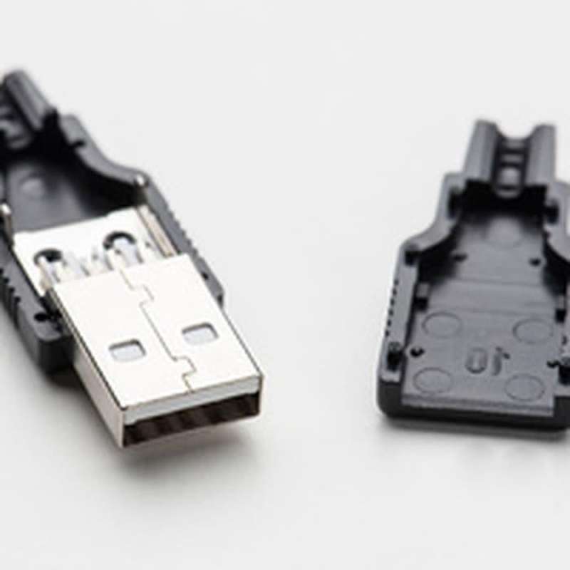 Jual Soket USB kosong tipe jantan - USB socket connector male plug 4 ...