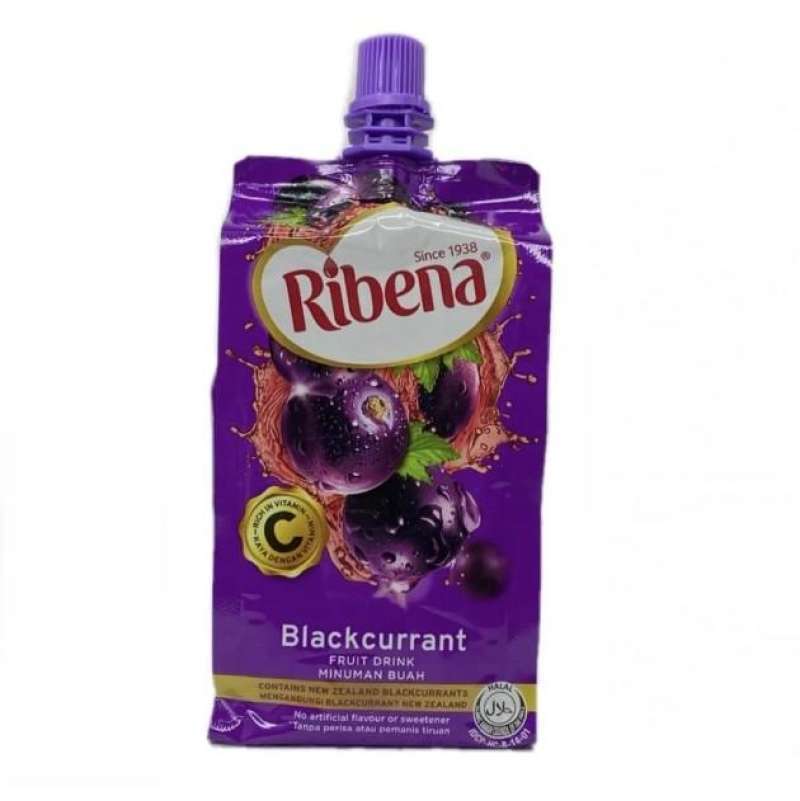 Jual Ribena Blackcurrant Fruit Drink 330ml Ribena Fruit Drink di Seller ...