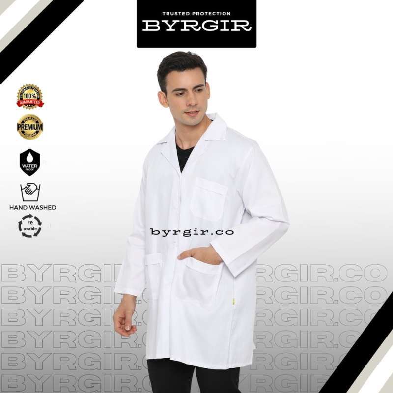 Promo Byrgir Jas Lab Apd Baju Laboratorium Lengan Pendek Baju Rs ...
