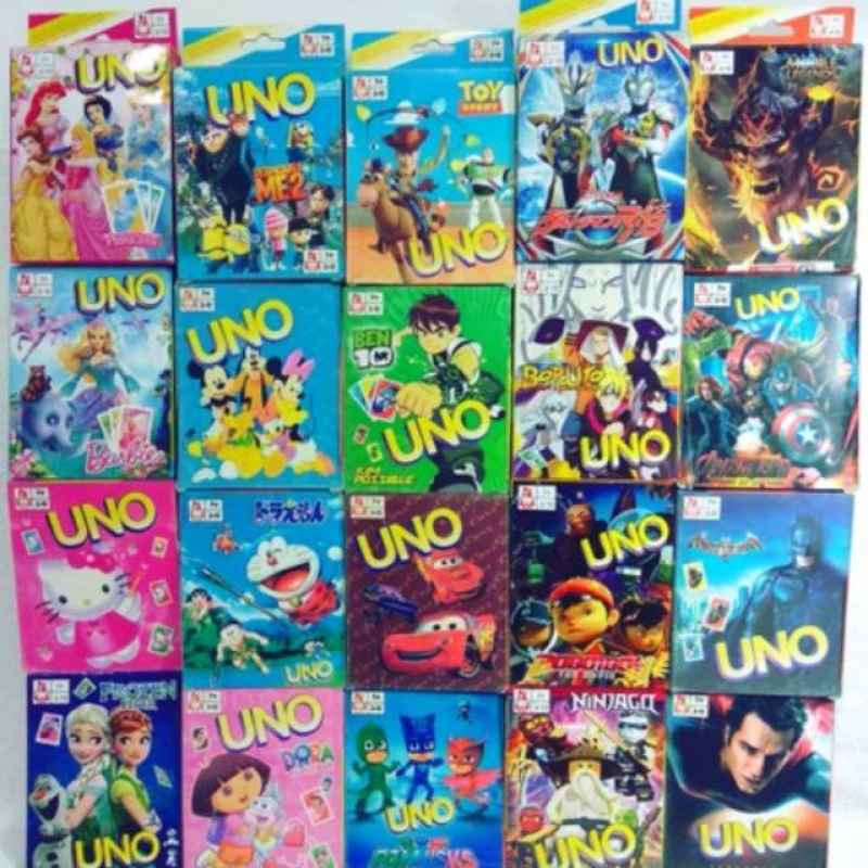 Jual Kartu hUNO Gambar Karakter Laki - Kartu Board Game di Seller Toko ...