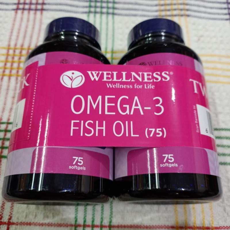 Promo Wellness Omega 3 Fish Oil (75)Original Buy 1 Get 1 Free Diskon 17 ...