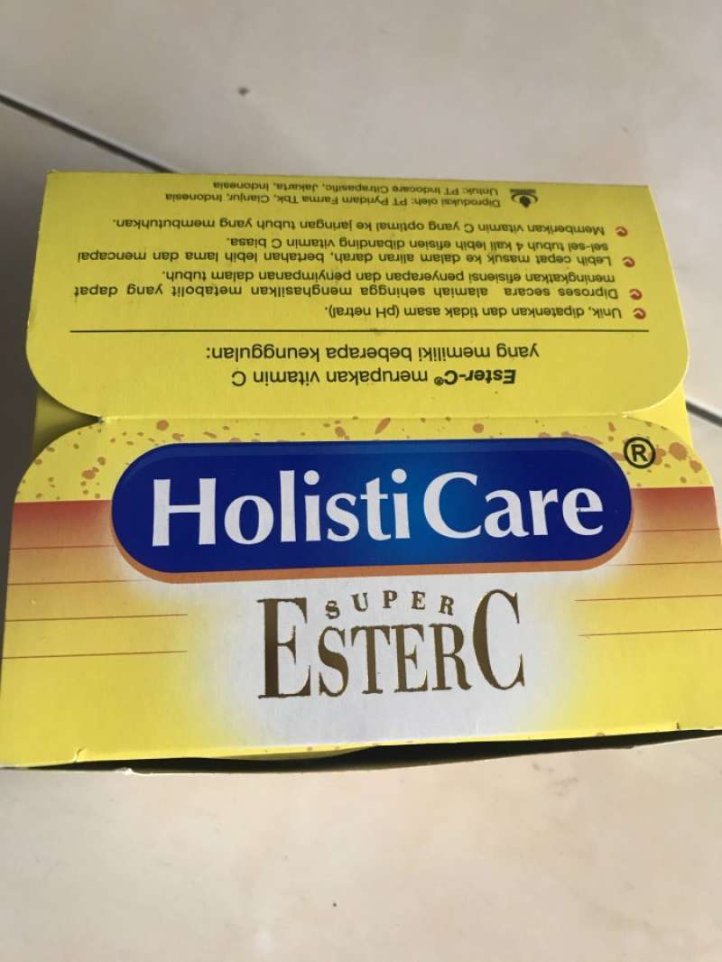 Jual Holisticare Ester C 12 Strip Per Box di Seller PALANG MERAH STORE ...