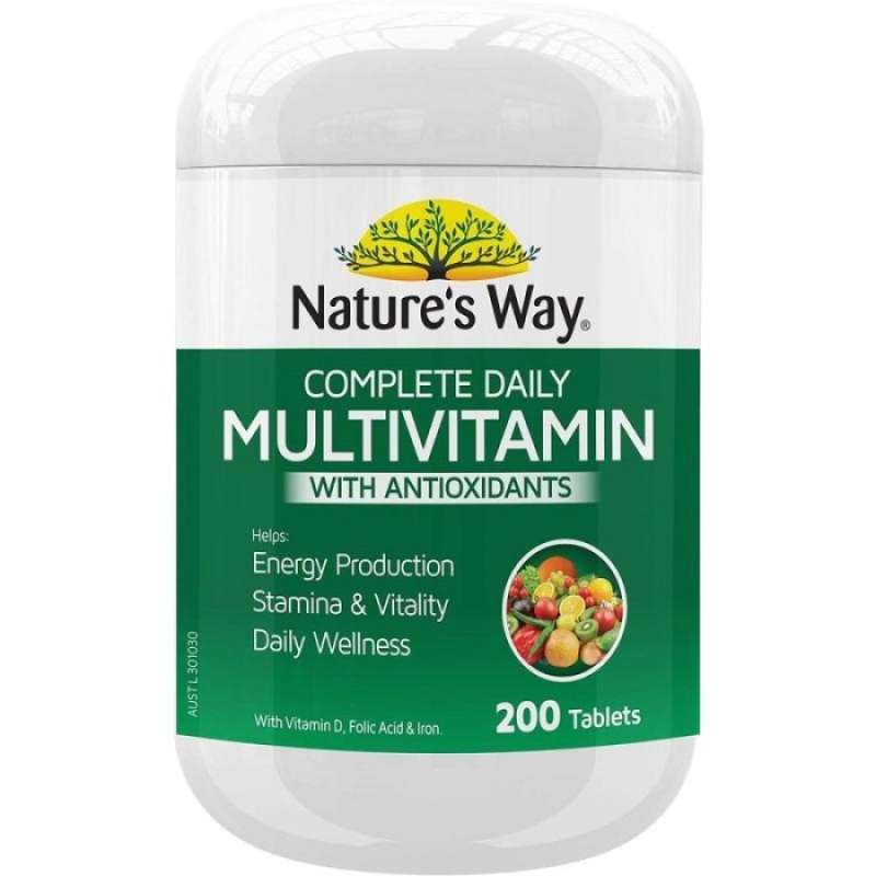Promo Nature'S Way Multivitamin With Spirulina 200 Tablets Diskon 17% ...