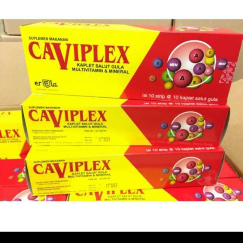 Promo Caviplex Multivitamin Dan Mineral Per Box Isi 10Tablet Ada ...