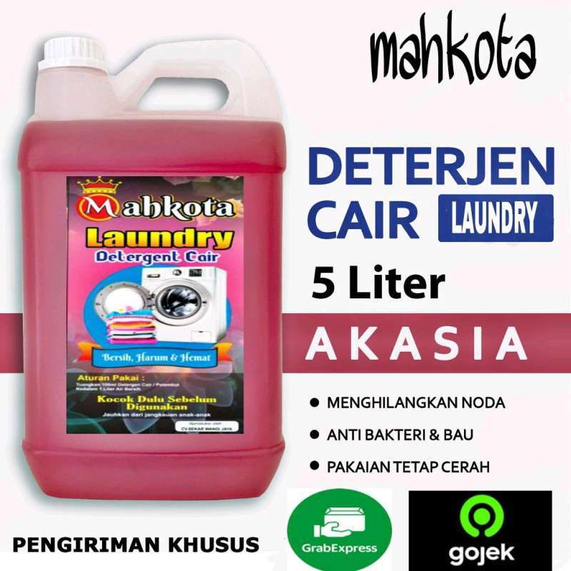 Jual deterjen laundry cair kemasan 5 liter varian pink di Seller ...