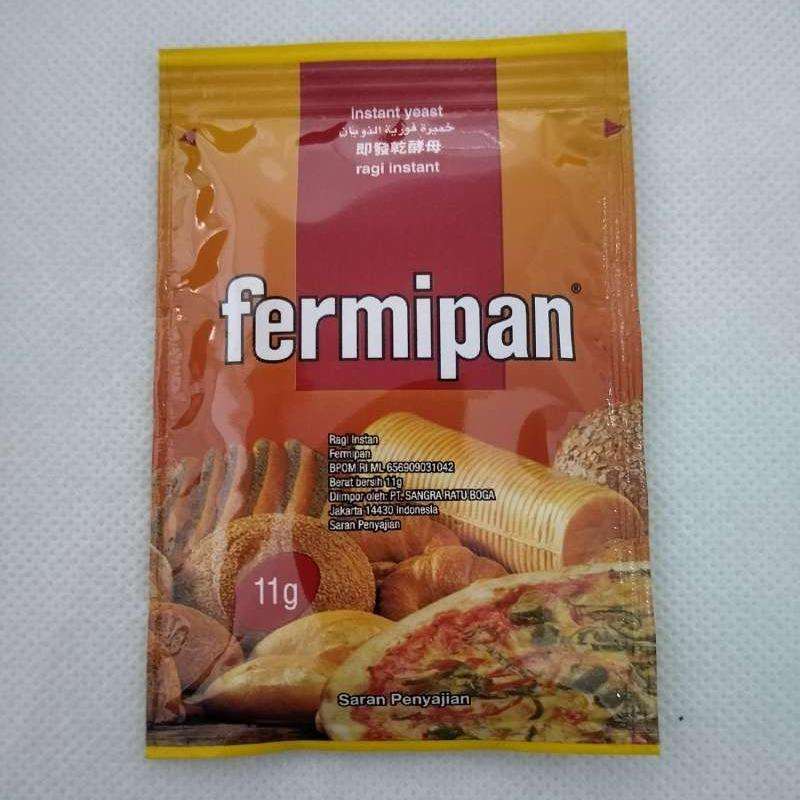Jual 1 Dus = 4 sachet FERMIPAN RAGI SACHET 11GR - FERMIPAN INSTANT DRY ...