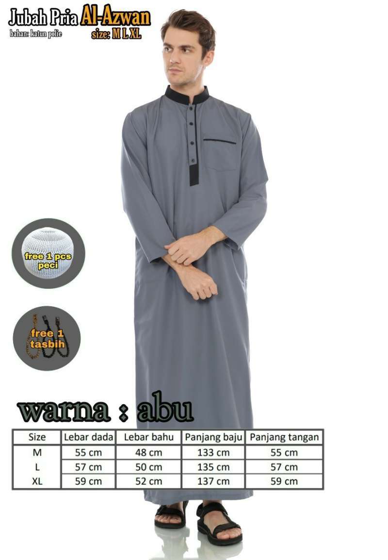 Jual RAFRERO Jubah Muslim AL Assegaf / Jubah Pria / Jubah Muslim ...