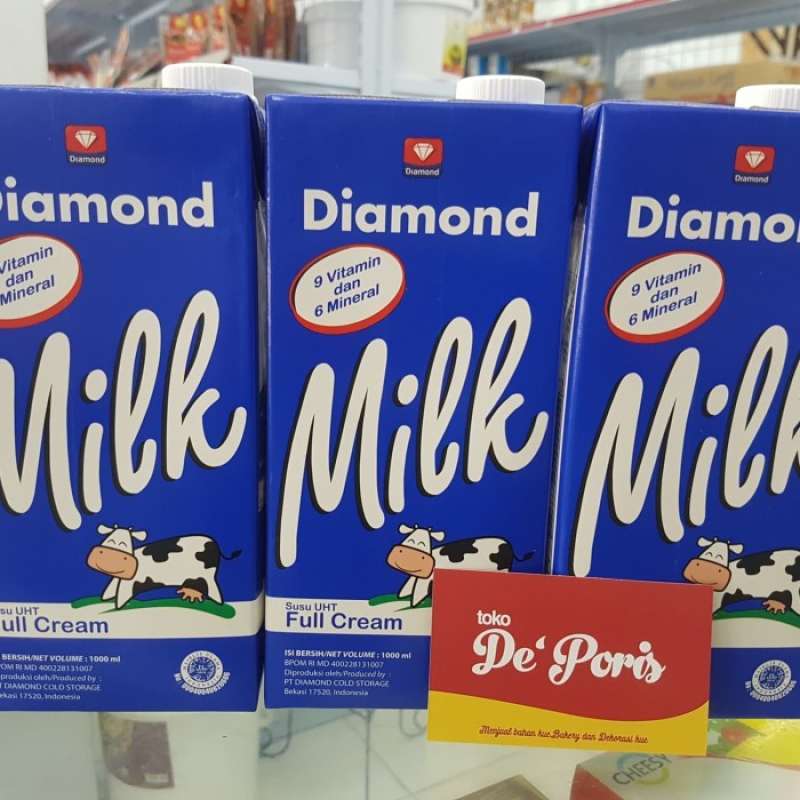 Promo Diamond Full Cream 1Lt / Susu Diamond Full Cream 1Dus Diskon 12% ...