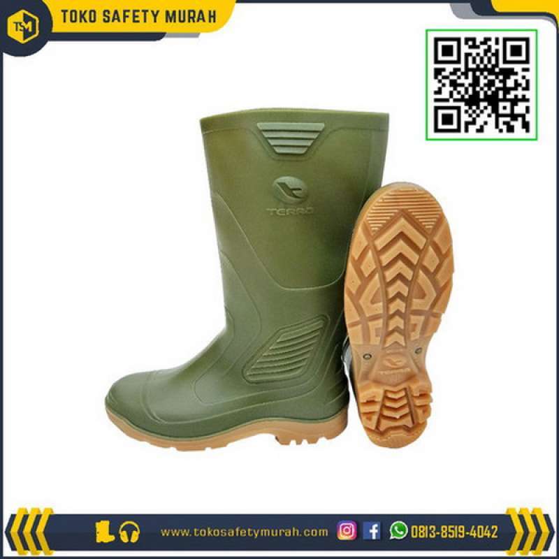 Jual Sepatu Boot Karet AP Terra Eco 3 Hijau Eco3 Green Model Tinggi ...