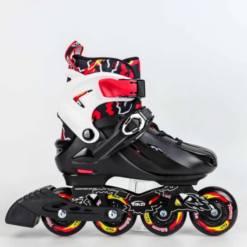 Jual Sepatu Roda Anak Inline Skate Junior Flying Eagle BKB K8 Black di ...