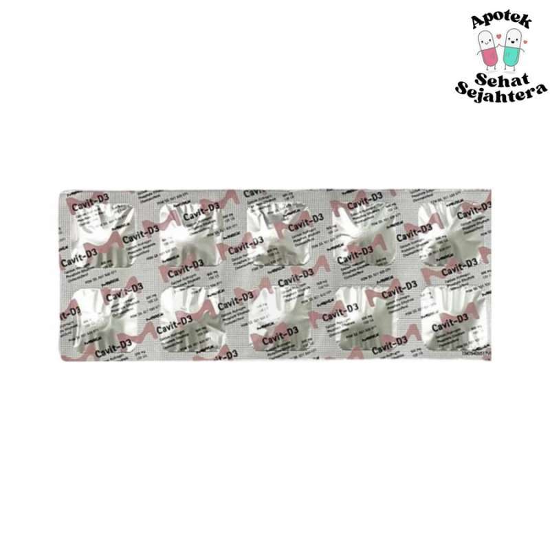 Jual VITAMIN D3 CAVIT - D3 STRIP ISI 10 TABLET di Seller Apotek Sehat ...