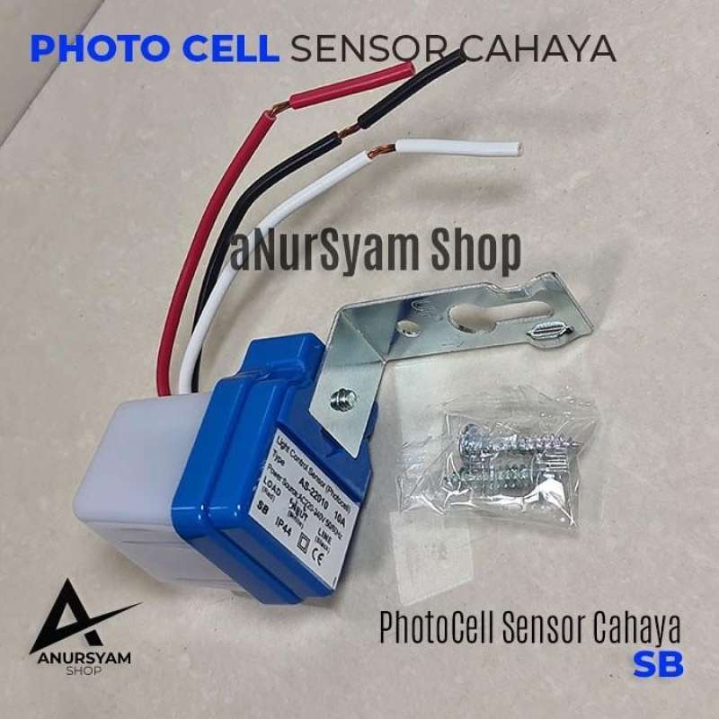 Jual Sensor Cahaya Otomatis / Photo Cell 10A SB / Sensor Otomatis di ...