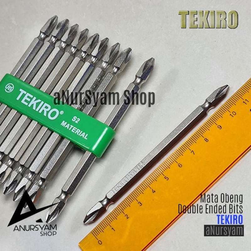 Jual TEKIRO Mata Obeng Double Ended Bits Drill Screwdriver SATUAN di ...