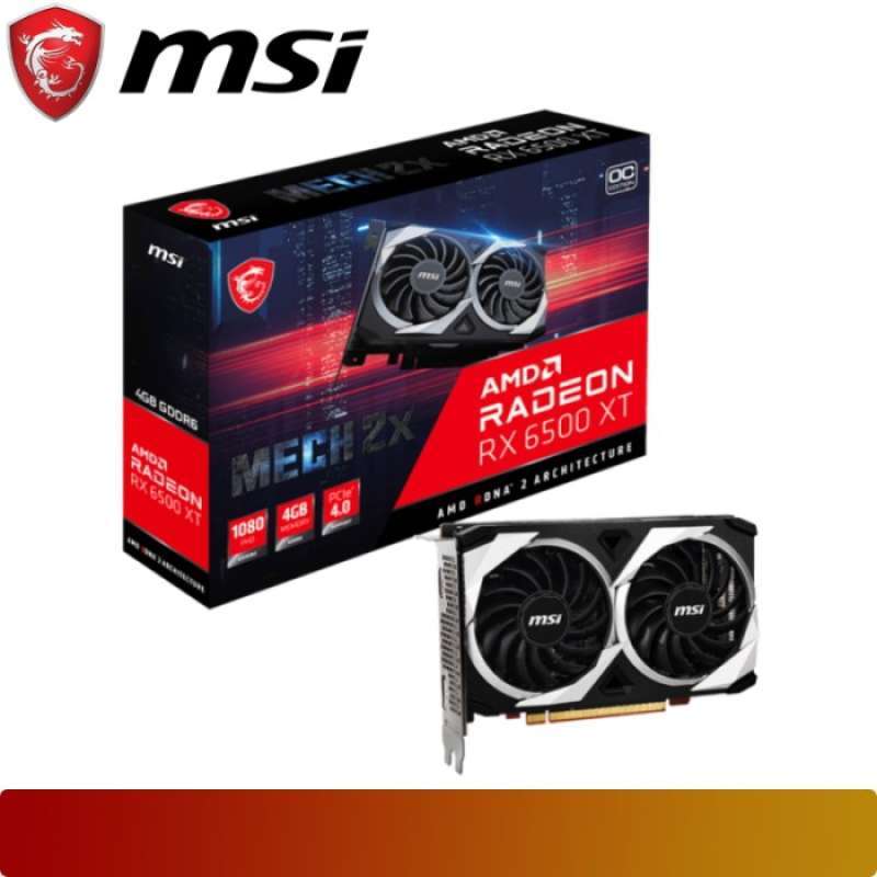 Jual MSI Radeon RX 6500 XT MECH 2X 4G OC | VGA AMD Radeon RX 6500 XT ...