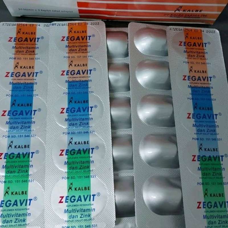 Jual Zega_vit strip original di Seller Toko obat sumber jaya - Rawa ...