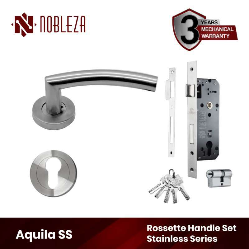Promo NOBLEZA Aquila SS Rossette Kunci Pisah Handle Gagang Pintu ...