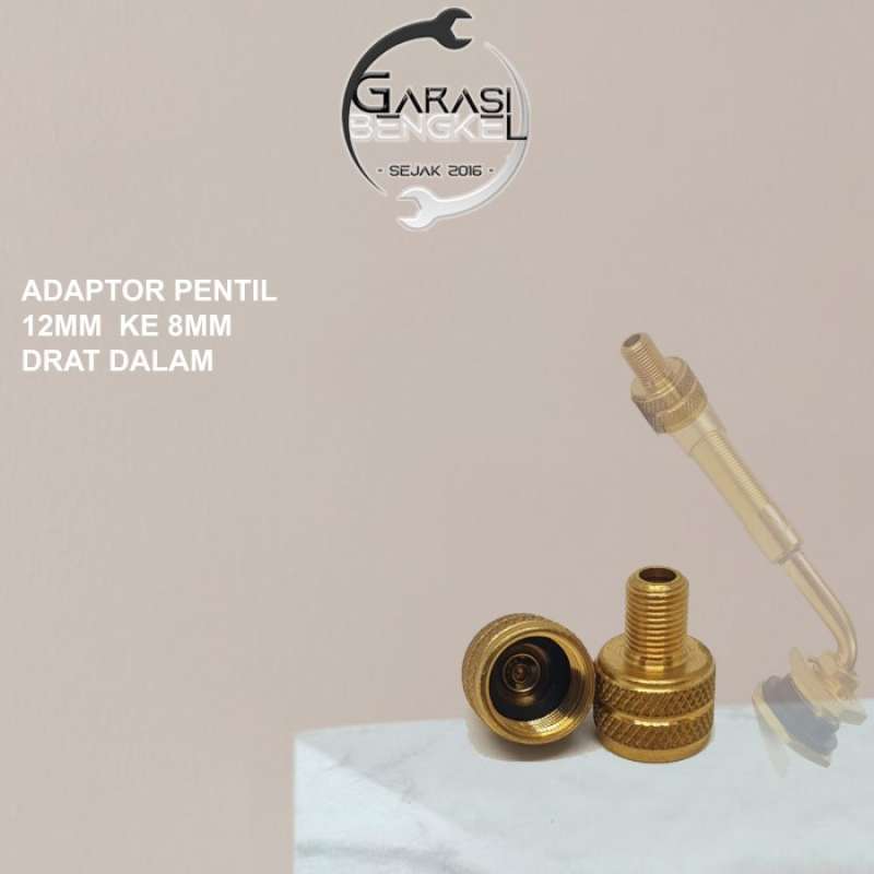 Promo Adaptor Pentil Konektor Pentil 12Mm Ke 8Mm Drat Dalam Diskon 16% ...