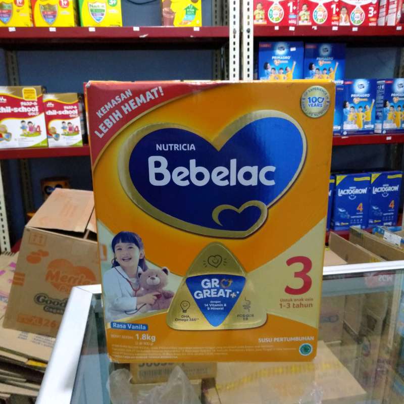 Jual BEBELAC 3 VANILA 1.800GR di Seller ALFATIH SUSU - ALFATIH SUSU ...