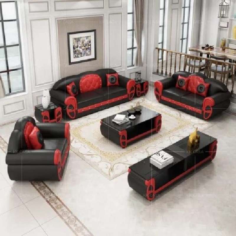 Dark Red Sofa Set | Cabinets Matttroy