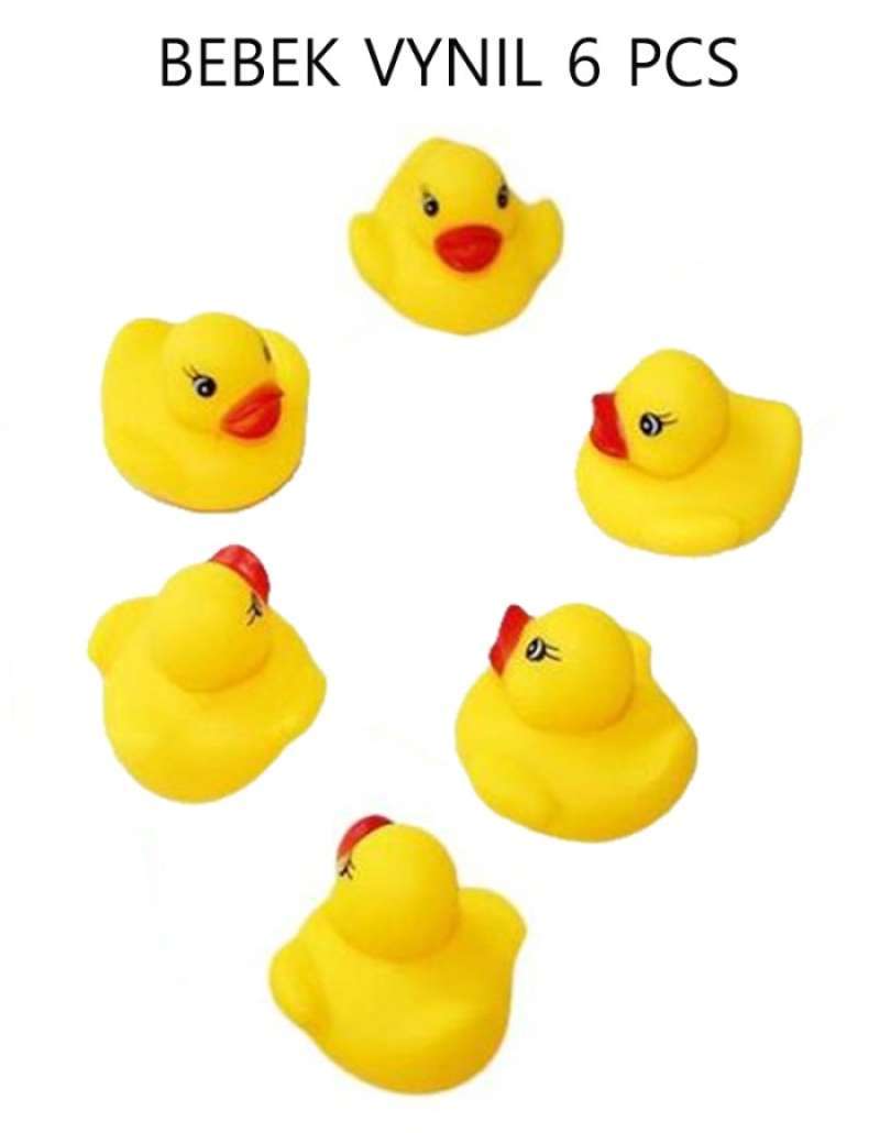 Promo Mainan Anak Bebek Air Karet Kuning Mandi isi 6 pcs Diskon 5% di ...