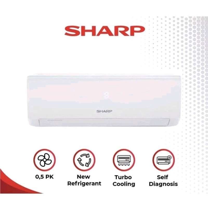 Jual AC Sharp AH A5UCY 0.5 PK sudah sama pasang di Seller Indah store ElekTur - Kabil-2, Kota ...