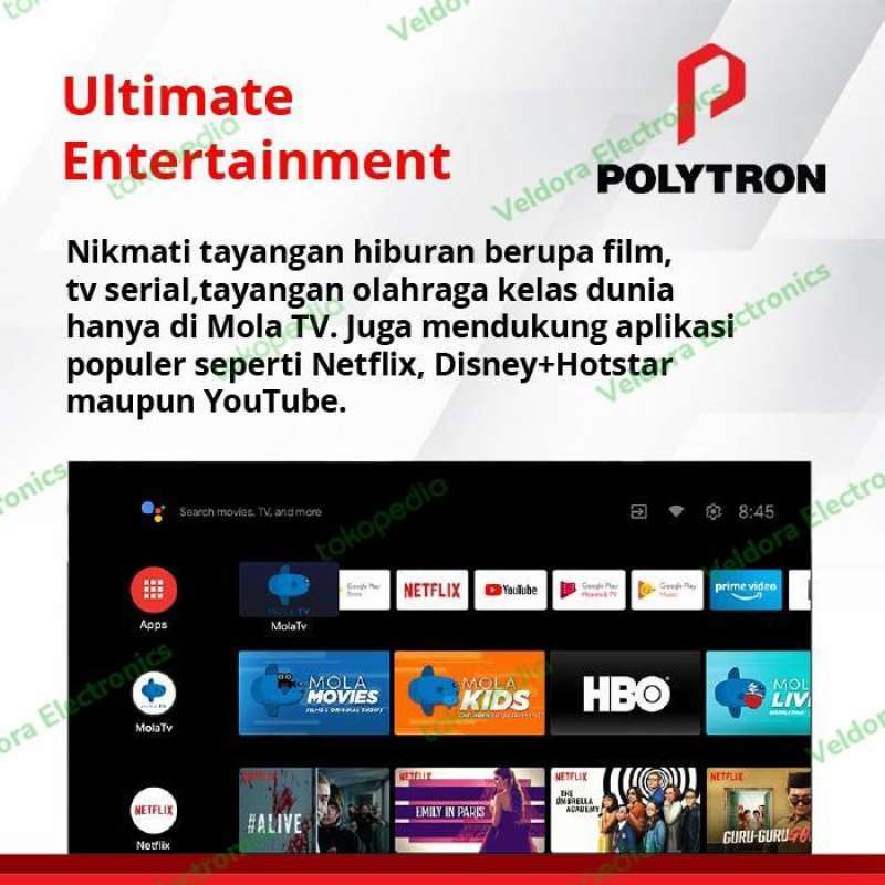 Jual Polytron 32 Inch Android Tv With Google Assistant Model ...