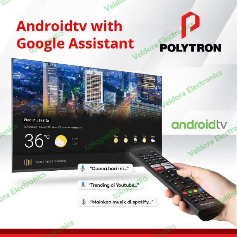 Jual Polytron 32 Inch Android Tv With Google Assistant Model Pld32ag9953 Di Seller Veldora ...