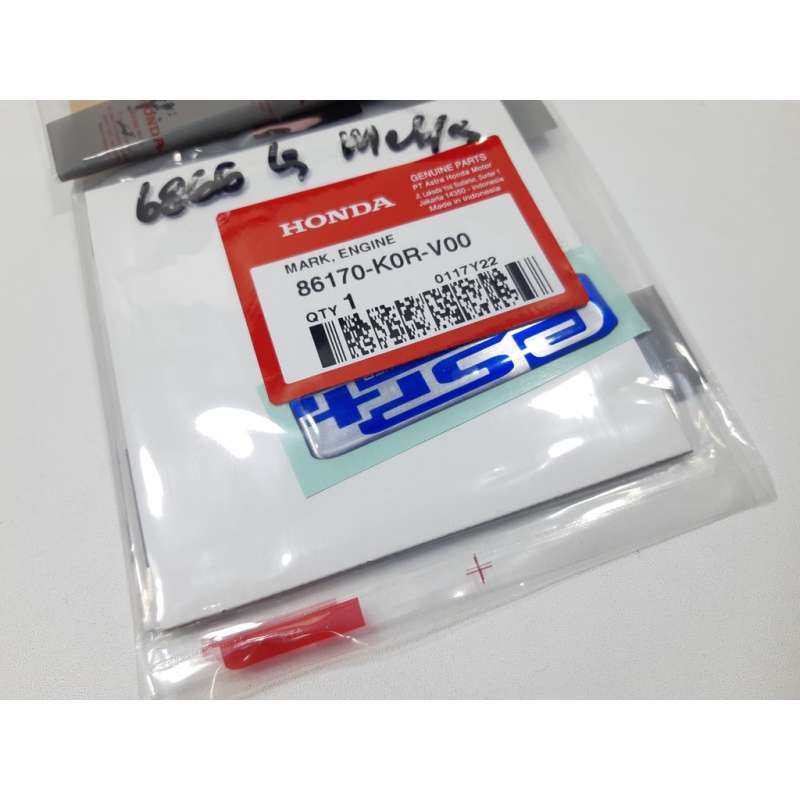 Jual STIKER/EMBLEM/LOGO ESP+ PCX160 86170-K0R-V00 ORIGINAL HONDA di ...