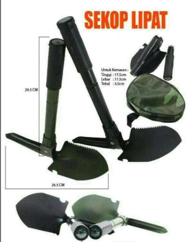 Jual Sekop Lipat - Cangkul - Gergaji - Kompas - Pemecah Batu Di Seller ...