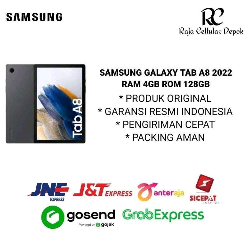 Jual SAMSUNG TAB A8 2022 LTE RAM 4GB ROM 128GB - GARANSI RESMI di ...