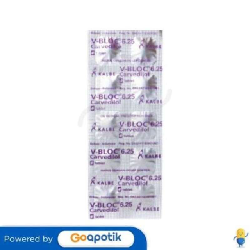 Jual V-BLOC 6.25 MG STRIP 10 TABLET di Seller Apotik gamma - Kota Medan ...