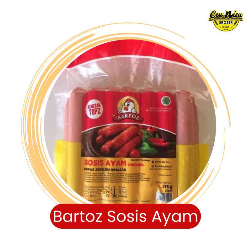 Promo Bartoz Sosis Ayam Original 375gr/frozen food makanan beku lainnya ... Promo Bartoz Sosis Ayam Original 375gr/frozen food makanan beku lainnya ...