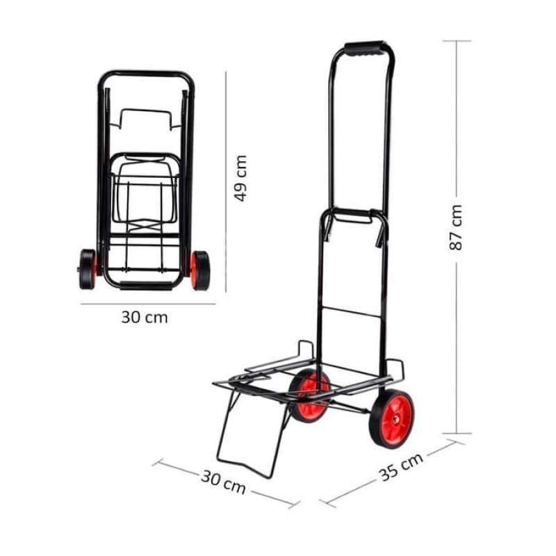 Jual Troli Lipat Portable Trolley Galon Air Besi Troley Alat Angkut ...