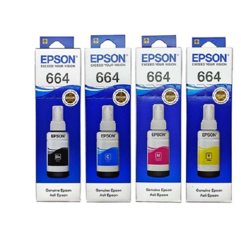 Promo Tinta Epson T664 L100 L200 L210 L300 L355 L656 L1300 L655 1 Set ...