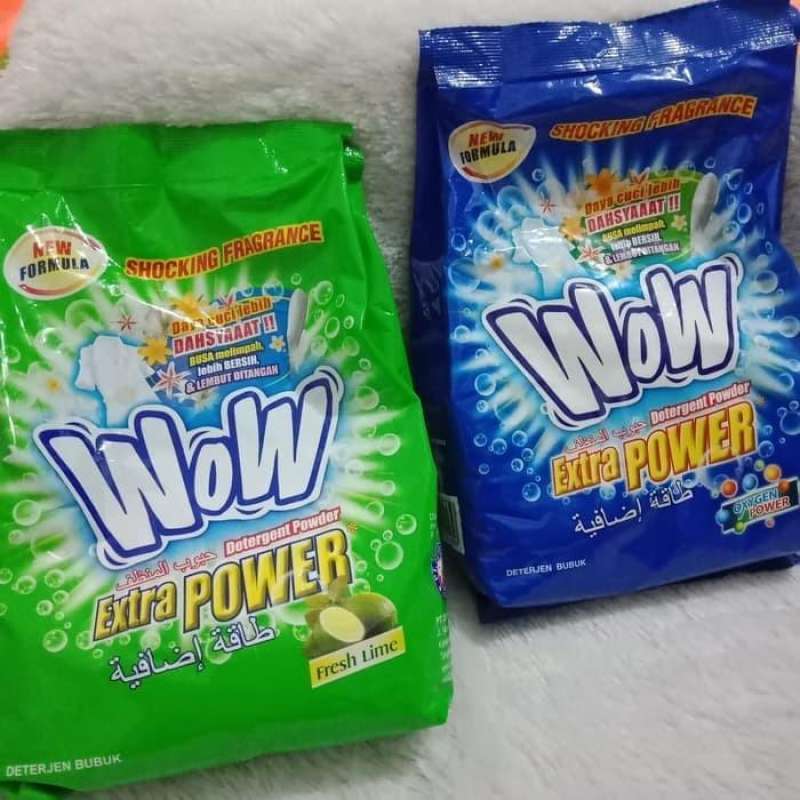 Jual Deterjen Bubuk WoW/Detergent Powder WoW Extra Power 700 g di ...