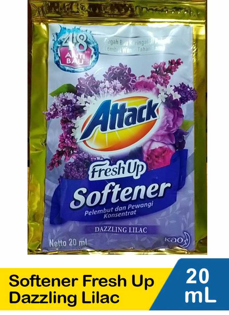 Jual Attack Softener Fresh Up Dazzling Lilac 20ml 20 ml sachet di ...