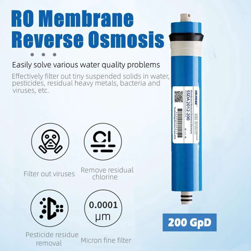 Promo Membrane Filter Ro Membran Reverse Osmosis Filter Membran Ro 200 ...