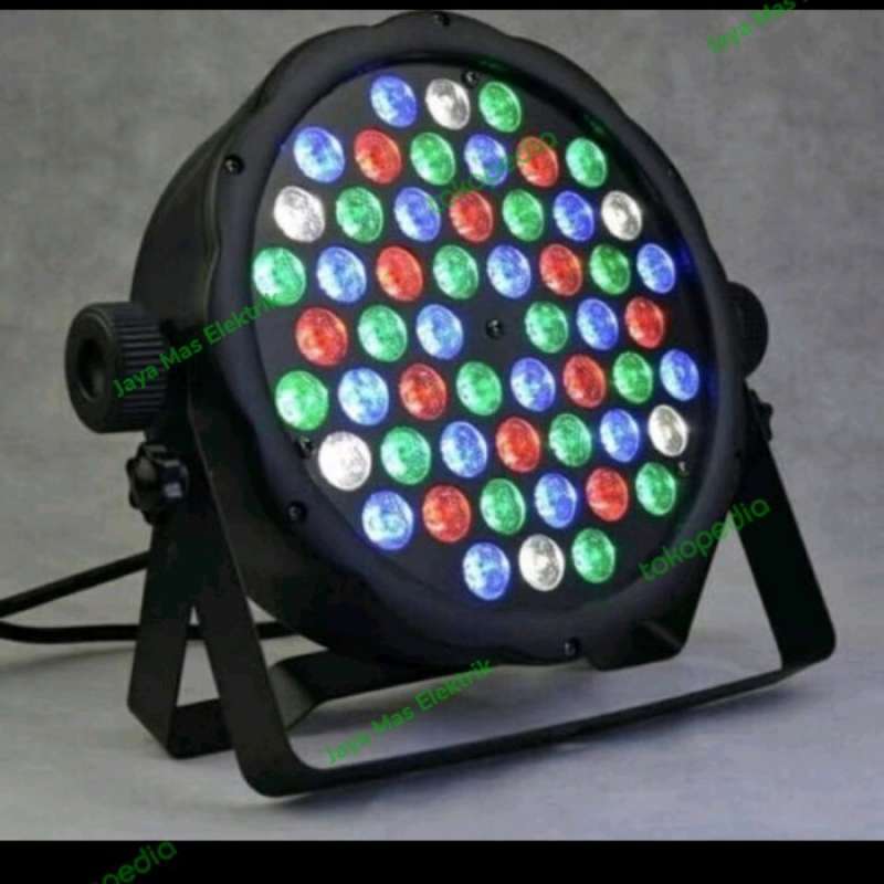 Jual Lampu Sorot Panggung Led Par 54 Rgb Cahaya Disco Warna Warni 54 W ...