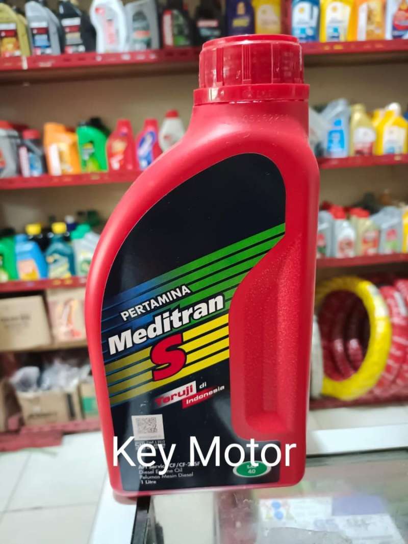 Jual Oli Pertamina Meditran S 40 1 Liter 100% Asli di Seller Key Motor ...