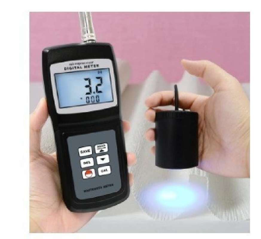 Jual Digital Whiteness Meter 0 ~ 120 Handheld Check Talcum Powder ...